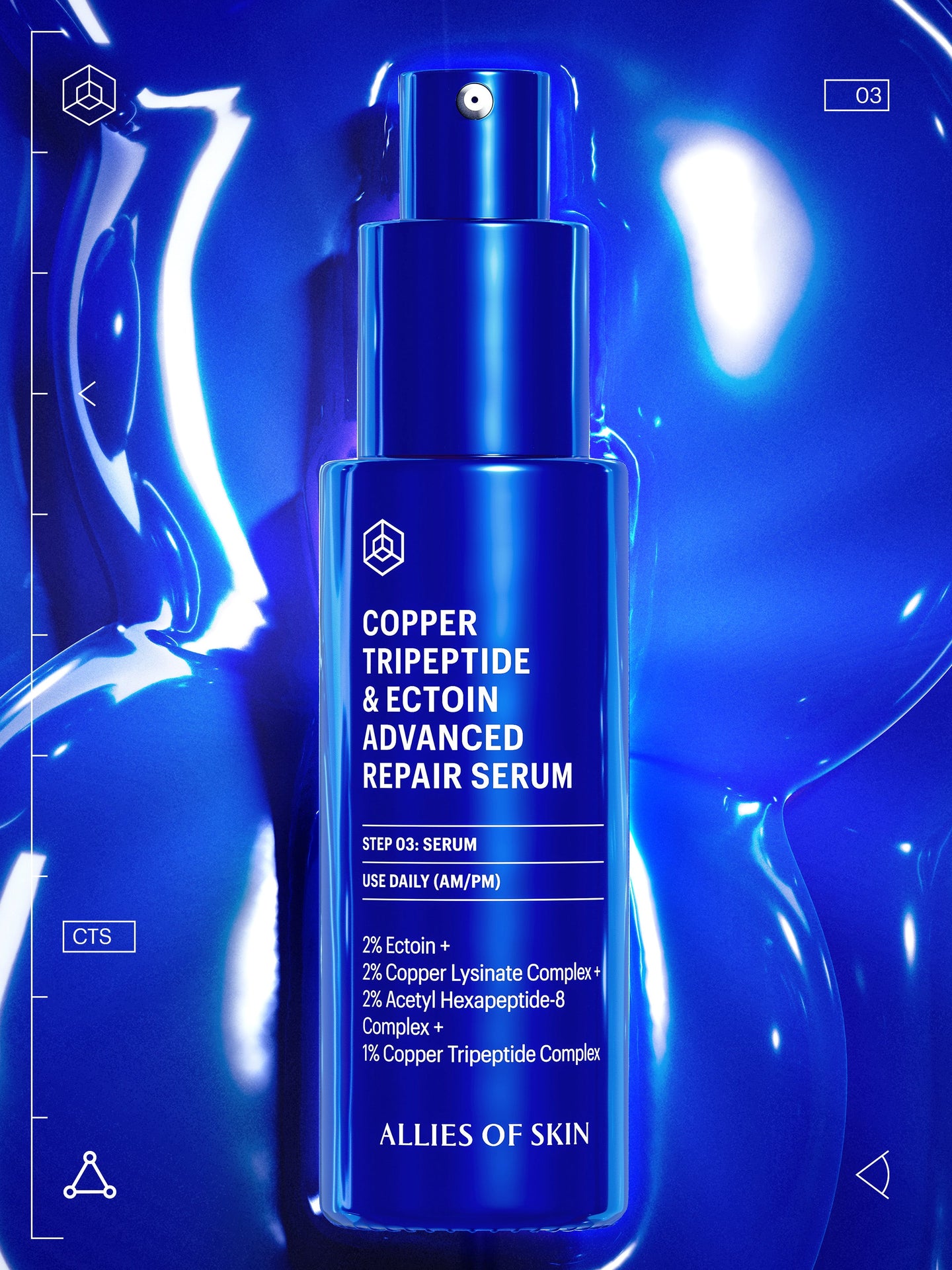 Copper Tripeptide & Ectoin Advanced Repair Serum – ALLIES [EU]