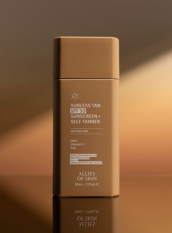 Sunless Tan SPF 50 Sunscreen + Self-Tanner
