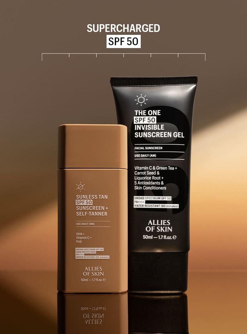 Sunless Tan SPF 50 Sunscreen + Self-Tanner
